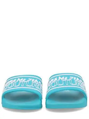 Versace Fashion-forward Flats - Azure