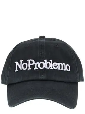 NO PROBLEMO Classic Logo Baseball Cap - Black