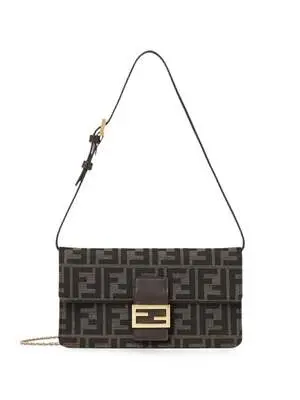 Fendi Tube Ff-jacquard Mini Wallet