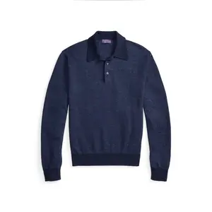 Ralph Lauren Linen-cashmere Polo Sweater