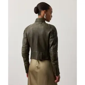 Ralph Lauren Orman Lambskin Moto Jacket