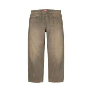 Supreme Distressed Loose Fit Selvedge Jean 'washed - Grey