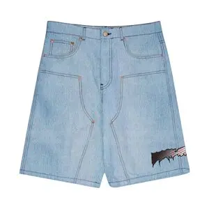 FUCKING AWESOME X Independent Double Knee Denim Shorts