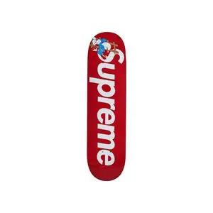 Supreme Smurfs Skateboard - Red