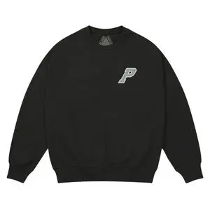 PALACE P3 Stitch Crew - Black
