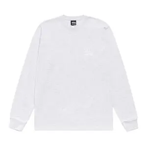 StÜssy Basic Logo Long Sleeve T-shirt - Grey