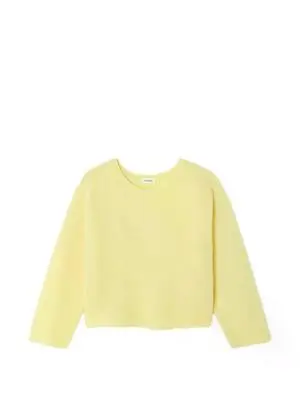 American Vintage Vitow Boxy-cut Sweater - Yellow