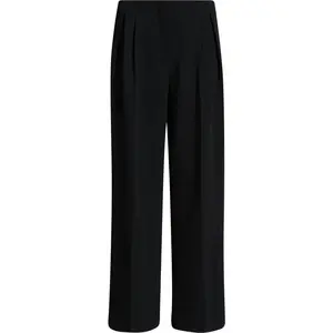 OPEN EDIT Curator Crepe Pleated Trousers Black