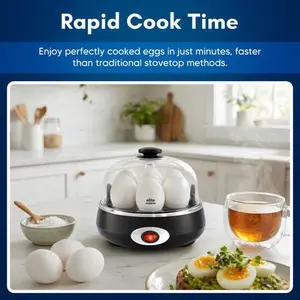 ELITE CUISINE Egc555 Automatic Easy Egg Cooker