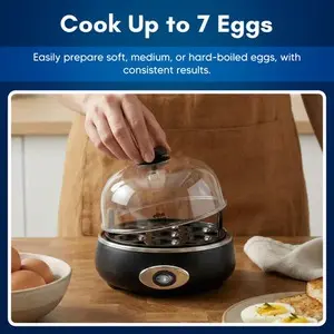 ELITE CUISINE Egc555 Automatic Easy Egg Cooker