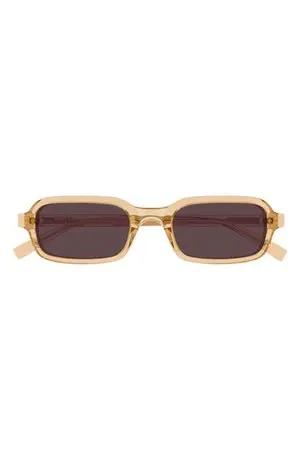 Saint Laurent Rectangle Sunglasses - Yellow