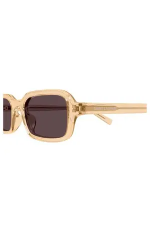 Saint Laurent Rectangle Sunglasses - Yellow