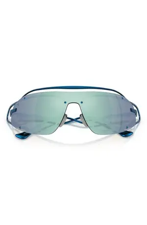 SCUDERIA FERRARI 32mm Small Mirrored Rectangular Sunglasses