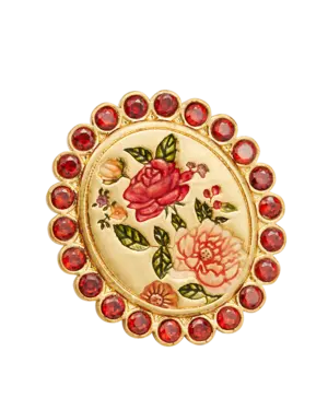 FABLE ENGLAND Eve Floral Brooch