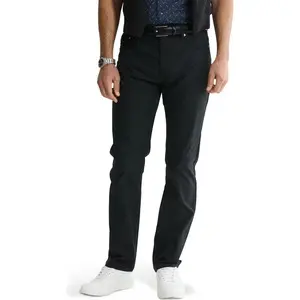 JACHS Straight Leg Stretch 5-pocket Pants - Black