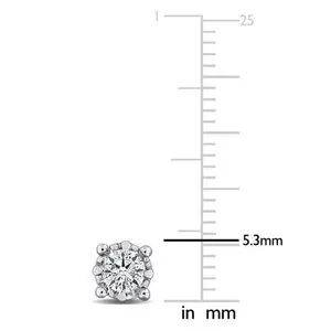 JULIANNA B. 1/2 Ctw Lab-grown Diamond Stud Earrings
