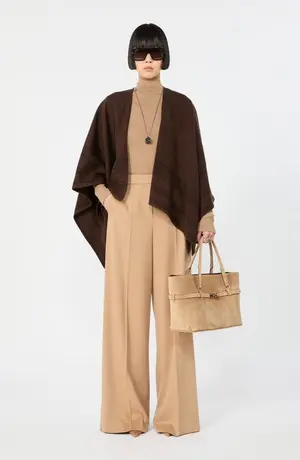 Max Mara Margaux Soft Suede Tote