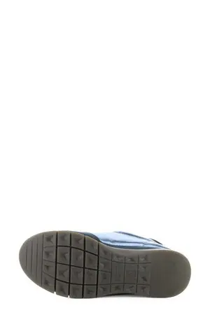 BOS. & CO. Lyrox Leather Sneaker - Petrol Multi