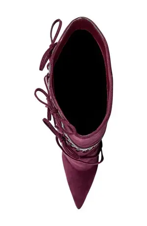 AZALEA WANG Mantegna Pointed Toe Wedge Boot