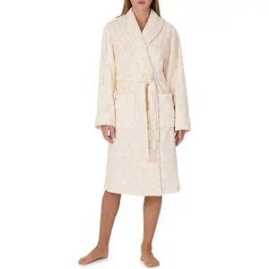 Kate Spade New York Plush Robe - Ecru