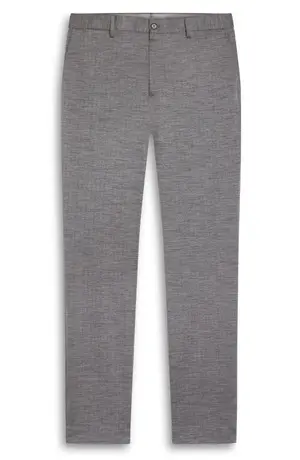 Bugatchi Cotton Blend Chino Pants - Grey Stone