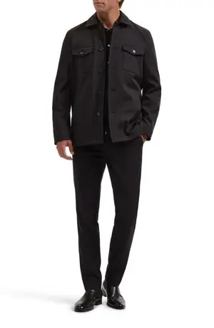 Bugatchi Full Button Field Jacket