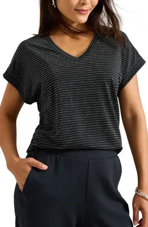 Tommy Bahama Kauai V-neck T-shirt - Black