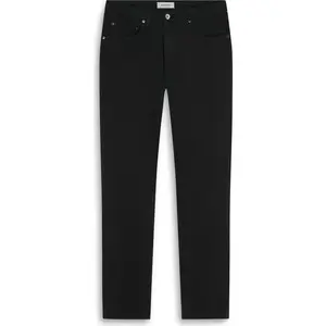 Bugatchi Five Pocket Stretch Cotton Pants Black