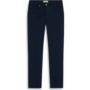 Bugatchi Five Pocket Stretch Cotton Pants - Navy