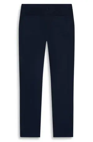 Bugatchi Five Pocket Stretch Cotton Pants - Navy