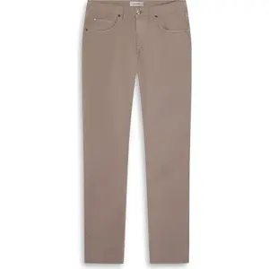 Bugatchi Five Pocket Stretch Cotton Pants Walnut
