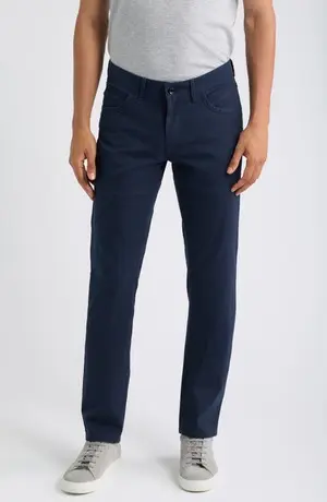 BRAX Chuck Modern Fit Black Edition Luxury Stretch Twill Pants - 22-navy