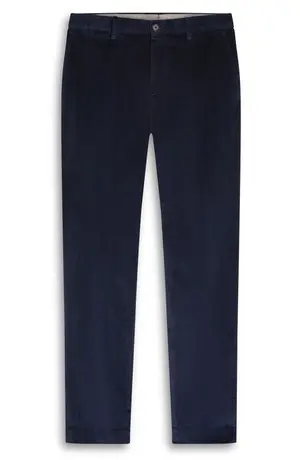 Bugatchi Straight Leg Corduroy Pants Midnight