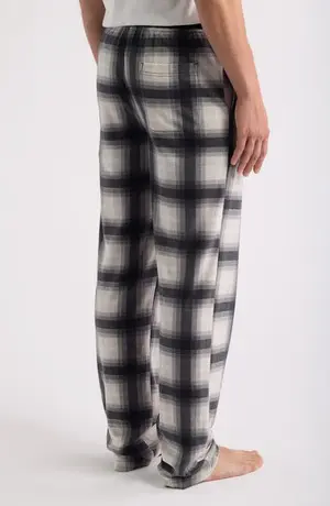 Majestic International Textured Microfleece Lounge Pants - Black