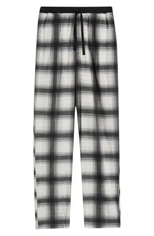 Majestic International Textured Microfleece Lounge Pants - Black