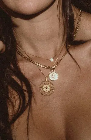 CHILD OF WILD Keishi Pearl Drop Necklace - Gold