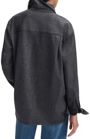 Rag & Bone Connie Tailored Wool & Cashmere Shirt