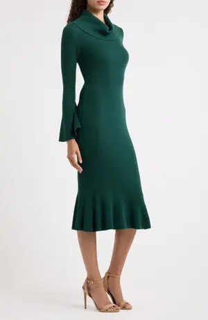 Elie Tahari Lucia Merino Wool Sweater Dress