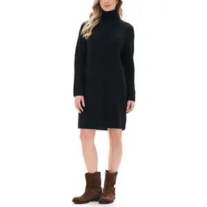 HATLEY Iris Long Sleeve Turtleneck Sweater Dress - Classic Black