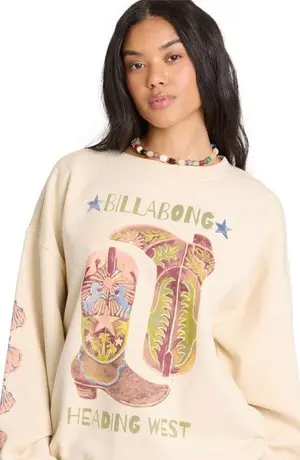 BILLABONG Ride In Graphic Sweatshirt