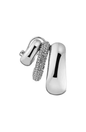 Demarson Alexa Trio Pavé Ear Cuff - Ir/pave