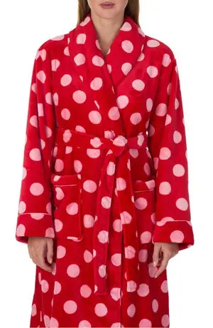 Kate Spade New York Long Fleece Robe