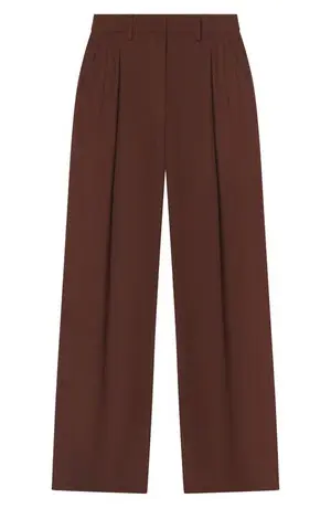 A.L.C. Winn High Waist Wide Leg Pleated Pants