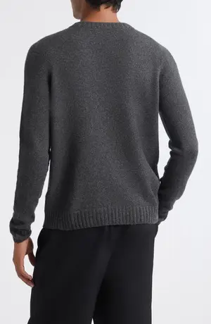 John Smedley Norfolk Sea Island Cotton Crewneck Sweater - Dark Ash