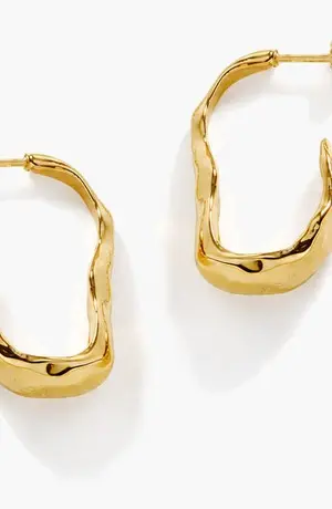 YOJ Bua Midi Hoop Earrings
