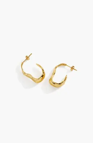 YOJ Bua Midi Hoop Earrings