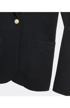 Vineyard Vines Merino Wool Blend Sweater Blazer - Jet Black