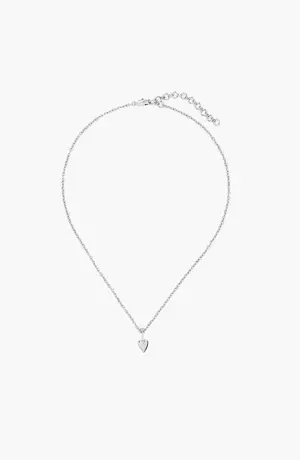 YOJ Loff Mini Heart Pin Choker - Silver