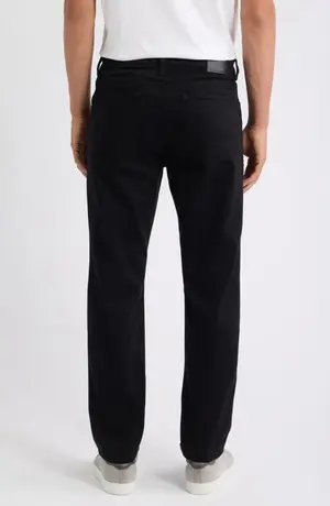 MAVI Zach Straight Leg Jeans - Black Feather