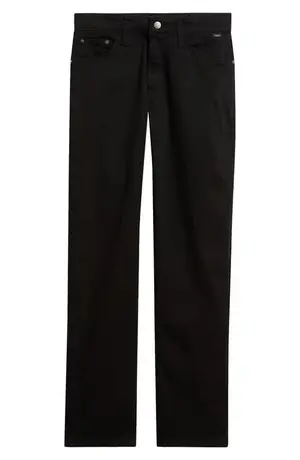 MAVI Zach Straight Leg Jeans - Black Feather